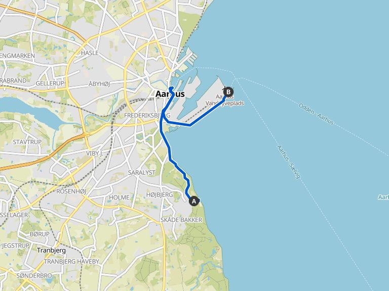 Dänemarktour- zur Fähre von Aarhus nach Odden 🇩🇰 | Fahrradtour | Komoot